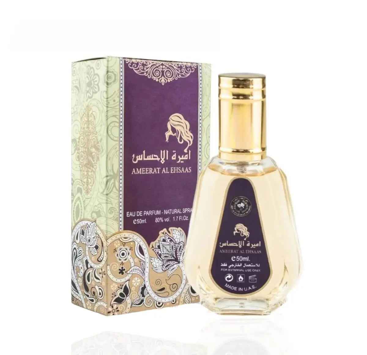 Ameerat Al Ehsaas Eau De Parfum 50ml by Ard Al Zafraan| Perfume Heaven