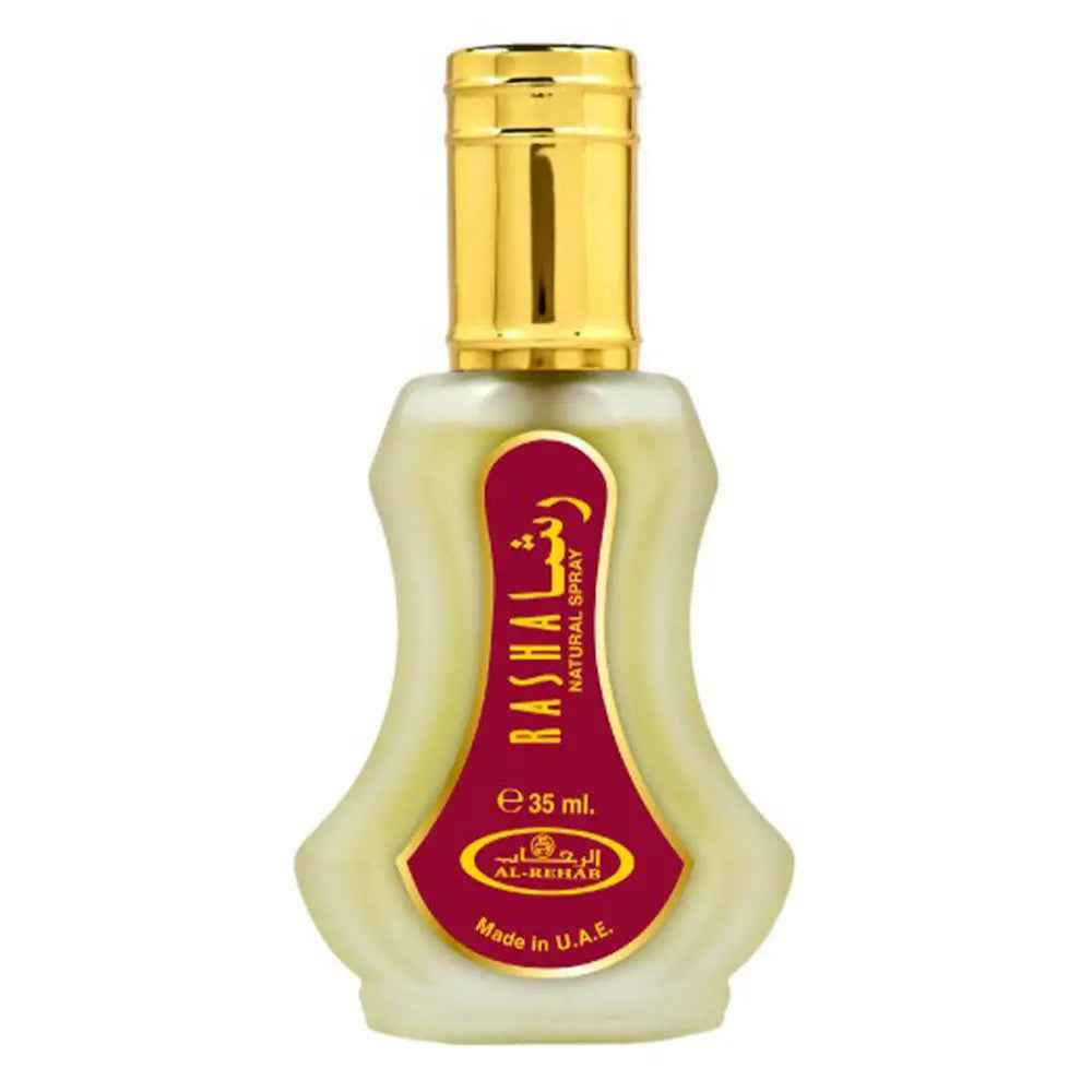 Rasha Perfume Spray 35ml By Al Rehab – Elegant Floral-Fruity Fragrance