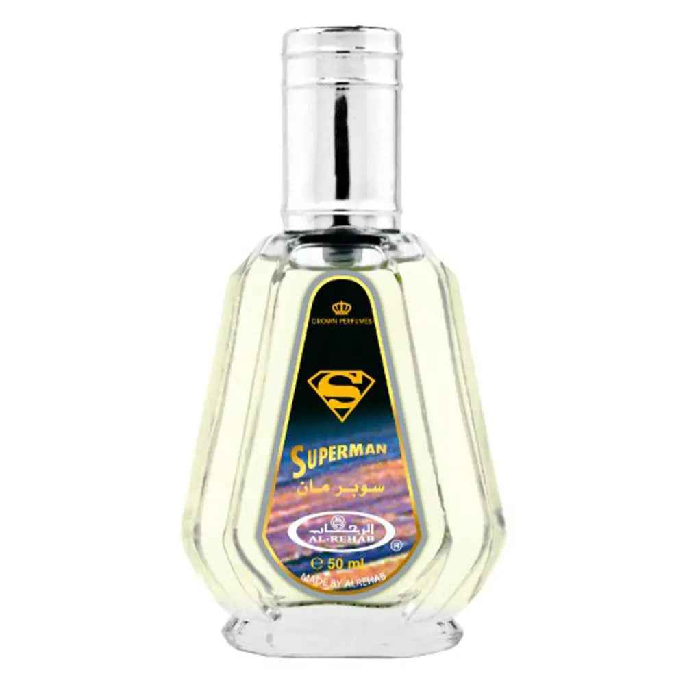 Superman Perfume Spray 50ml By Al Rehab–Dynamic Fresh-Spicy Fragrance